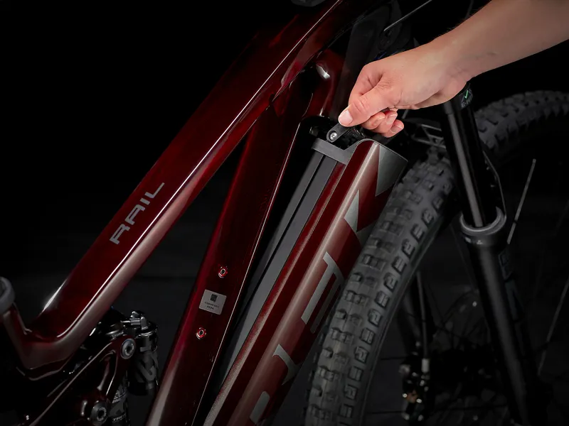 Trek Rail 9.9 X01 2021 Electric Mountain Bike Carbon Red Smoke/Li