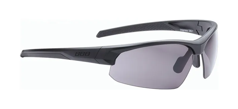 BBB Impress Sports Glasses Black Smoke Lenses