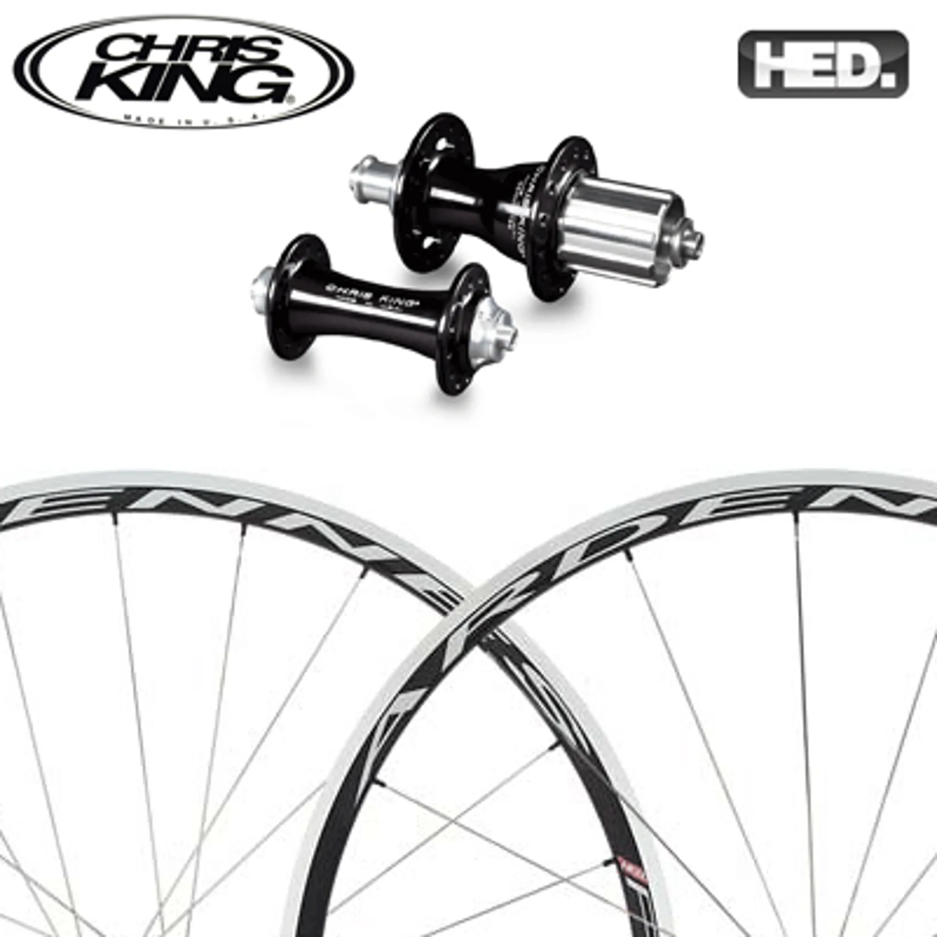 Chris King R45 hubs On HED Ardennes Rims Road Wheels