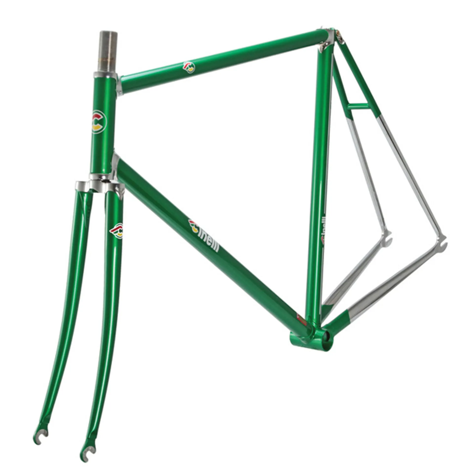 Cinelli Supercorsa Steel Track Frameset - Green 54cm