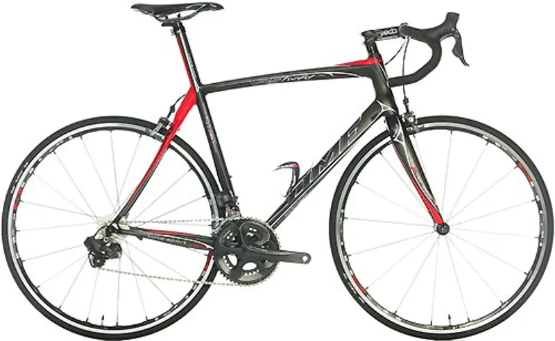 Time Fluidity Black Red Ultegra DI2 Road Bike 2012