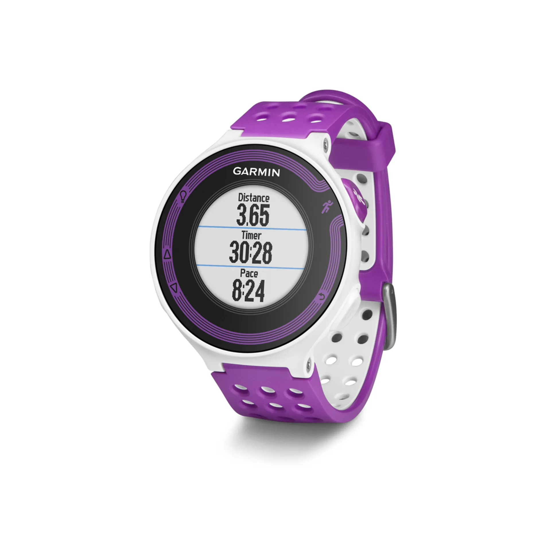 Garmin Forerunner 220 GPS watch with prem HRM white and violet