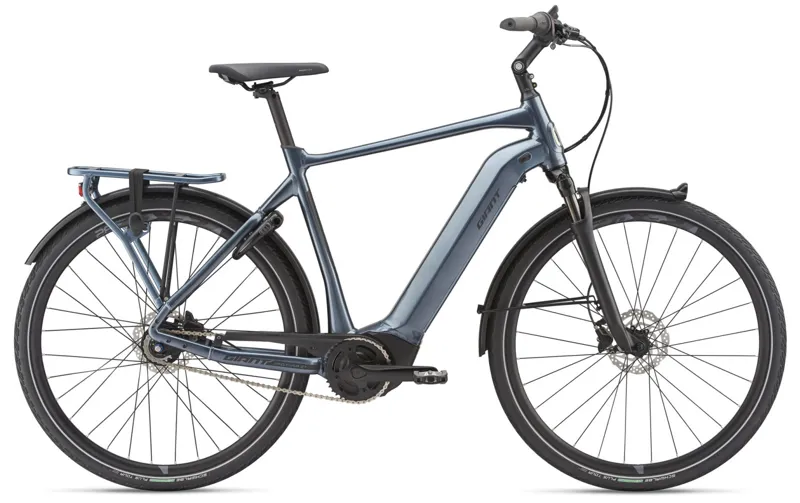 Giant DailyTour E 2 2019 25km Mens Electric Hybrid Bike Blue