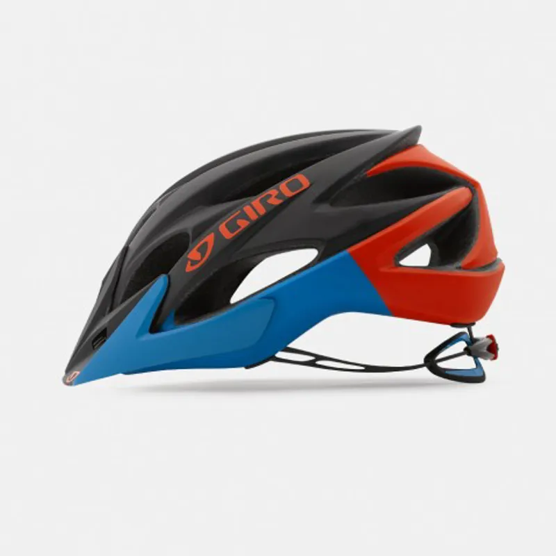 Giro Xar MTB Helmet Matt Black/ Glowing Red/ Blue