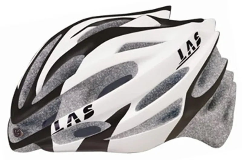 Las Asteroid Road Helmet Black/White