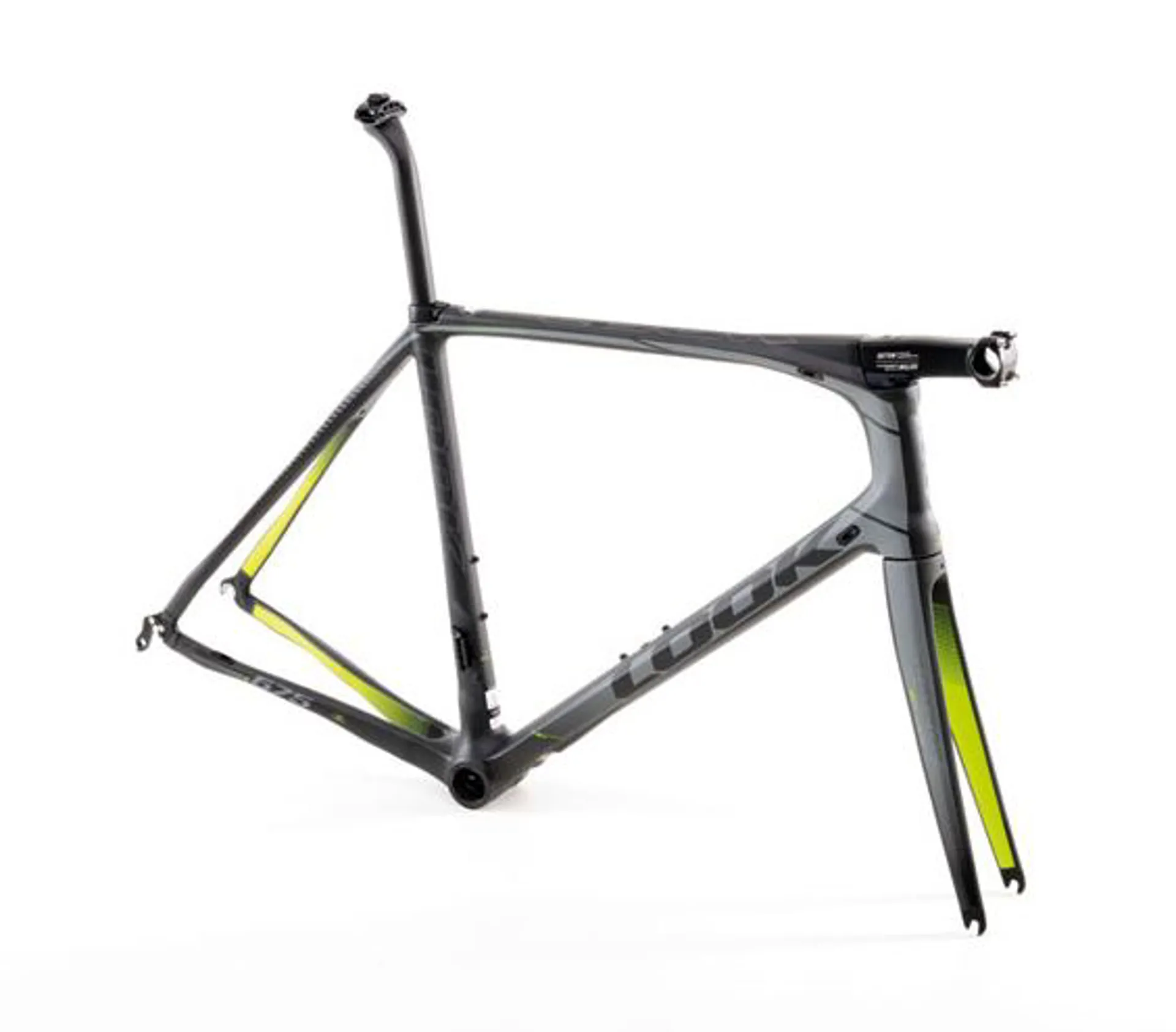 LOOK Frame 675 LIGHT inc. carbon seat post CARBON GREY MAT Road Frame ...