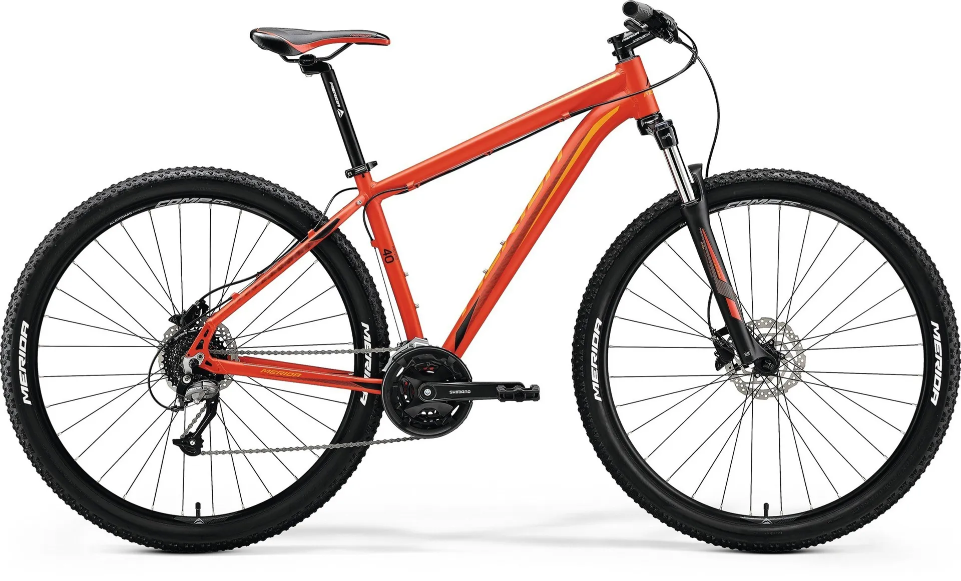 Merida Big Nine 40-D Matt Red / Orange 29er 2018 Mountain Bike