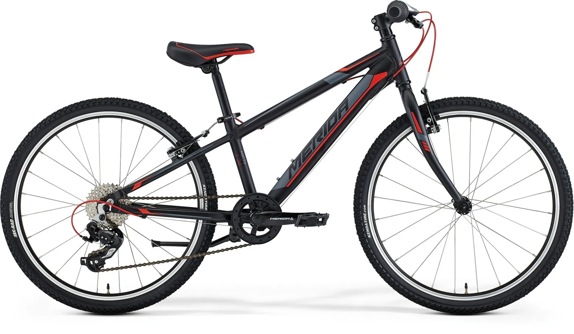 Merida Matts J24 Race Boys Kids Bike matt black