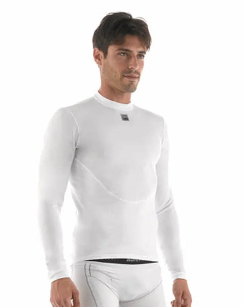 Santini Long Sleeve Dry Windproof Base Layer White