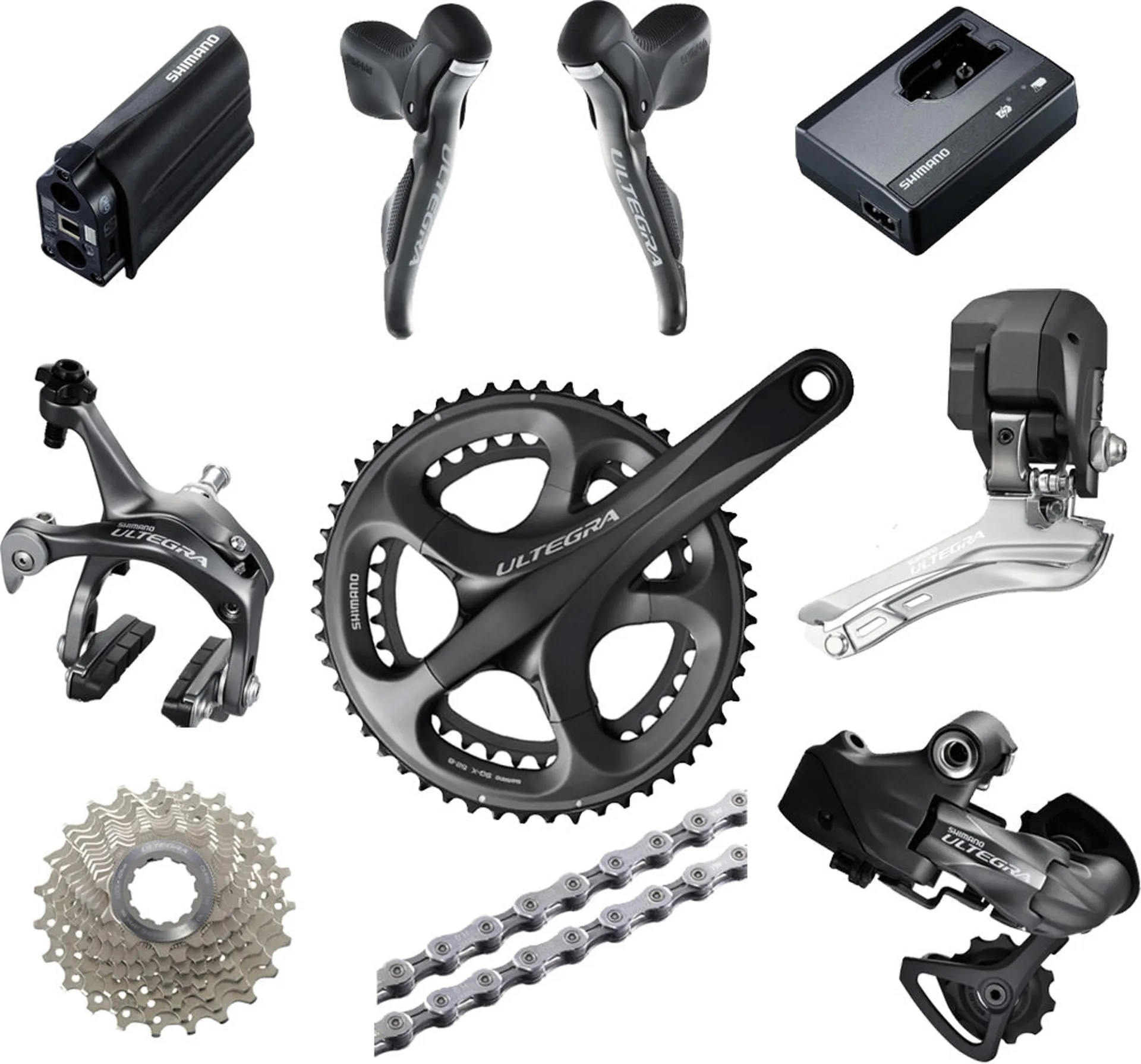 Shimano Ultegra Di2 Standard Double Groupset