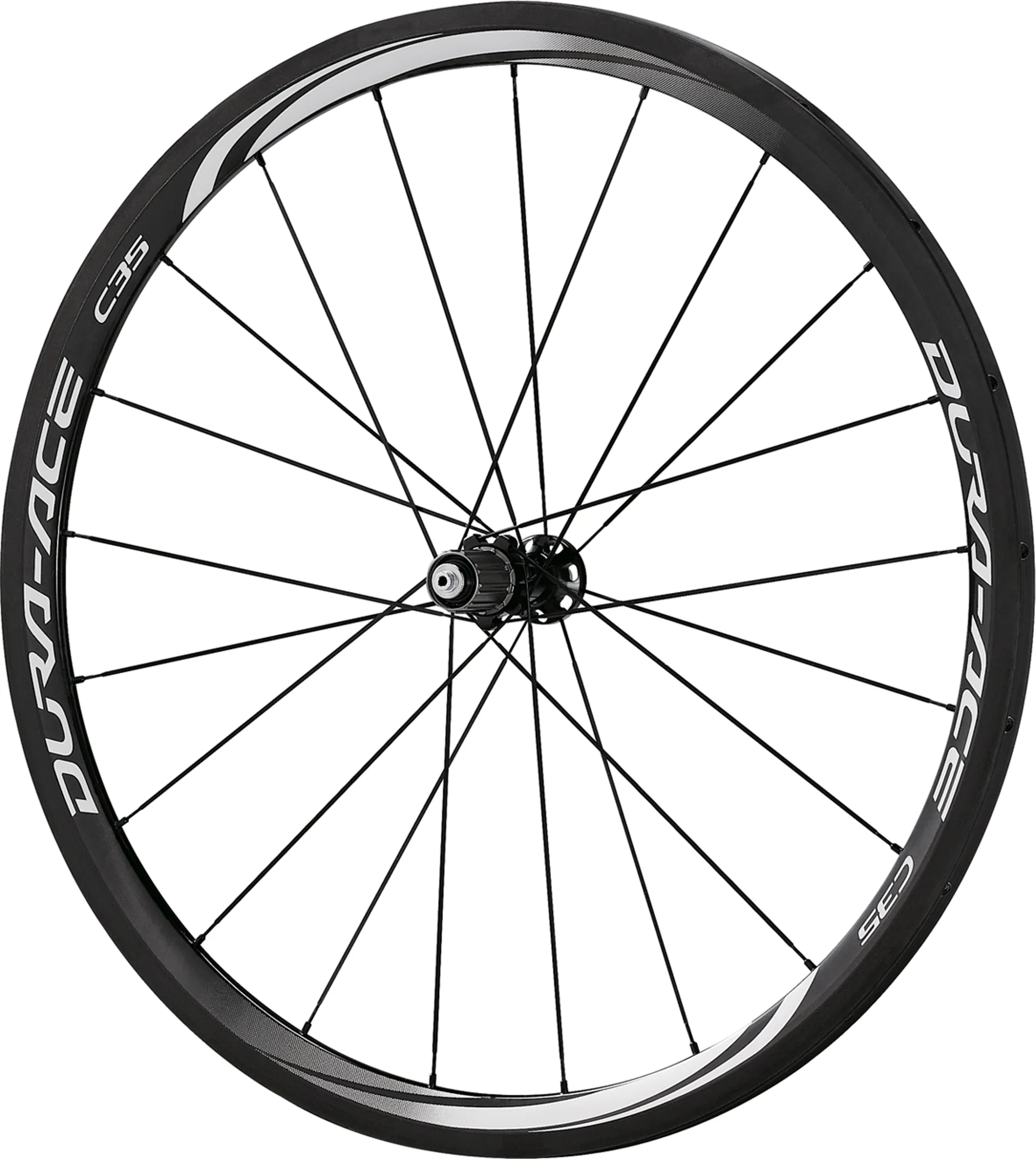Shimano WH-9000 Dura-Ace, C35-TU Carbon tubular 35 mm, 11-speed, rear wheel