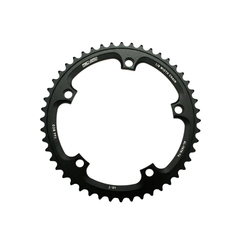 SRAM Chainring Track 48t 5 Bolt 144mm BCD (Omnium) Alum 5mm Black