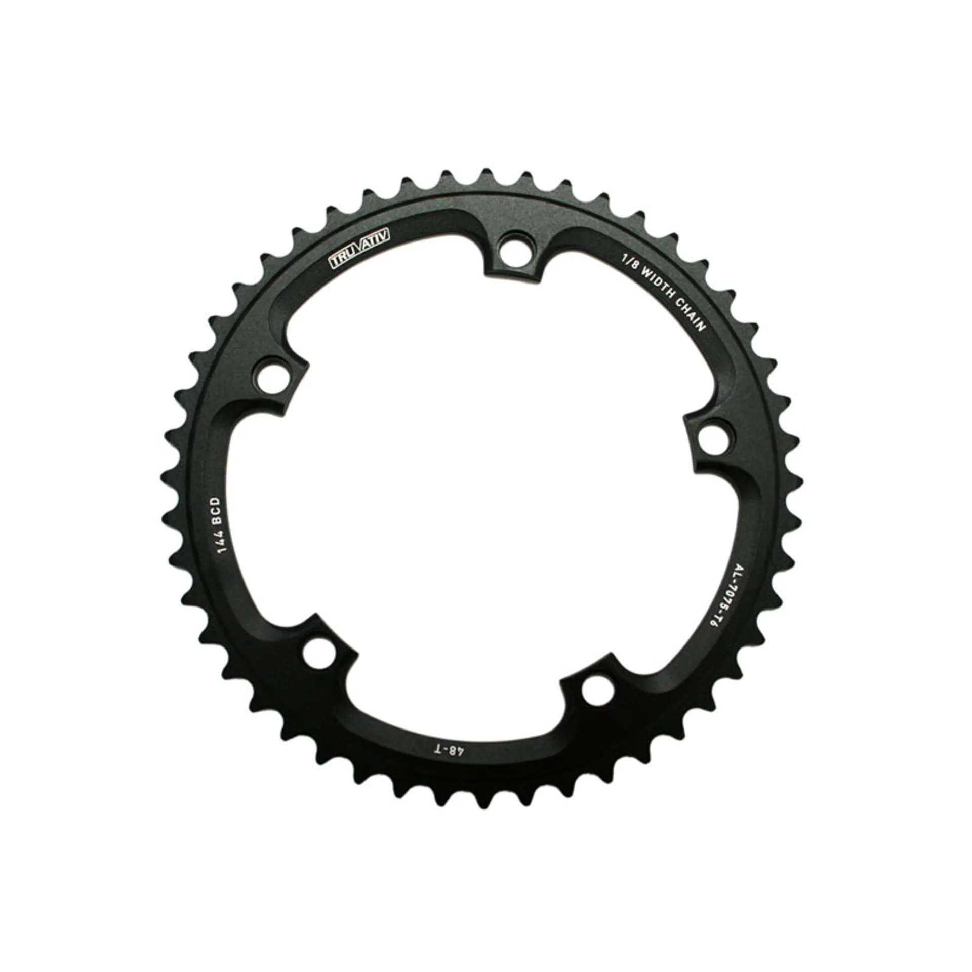 SRAM Chainring Track 48t 5 Bolt 144mm BCD (Omnium) Alum 5mm Black