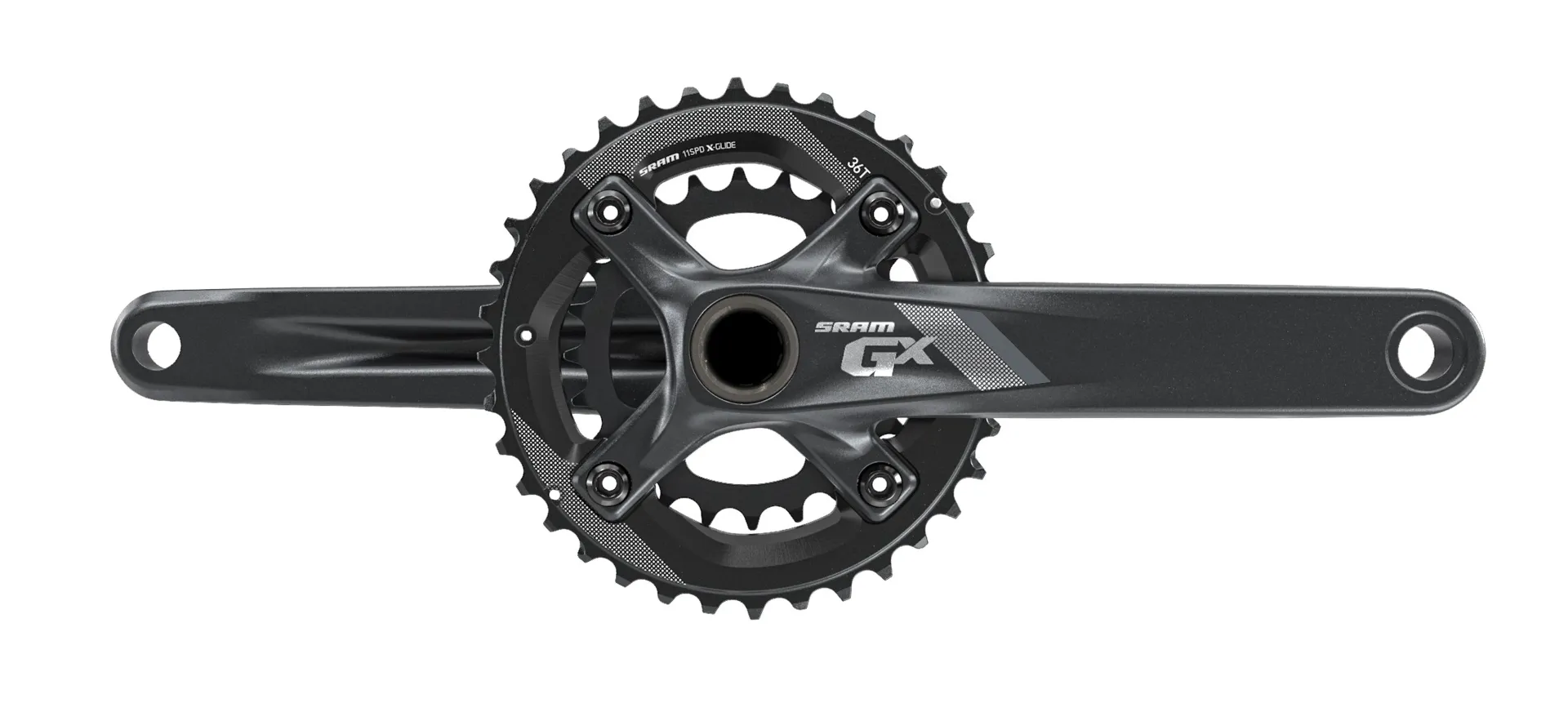 SRAM Crank GX 1000 Fat Bike GXP 100mm Spindle 2x11 175 36-24 Blac