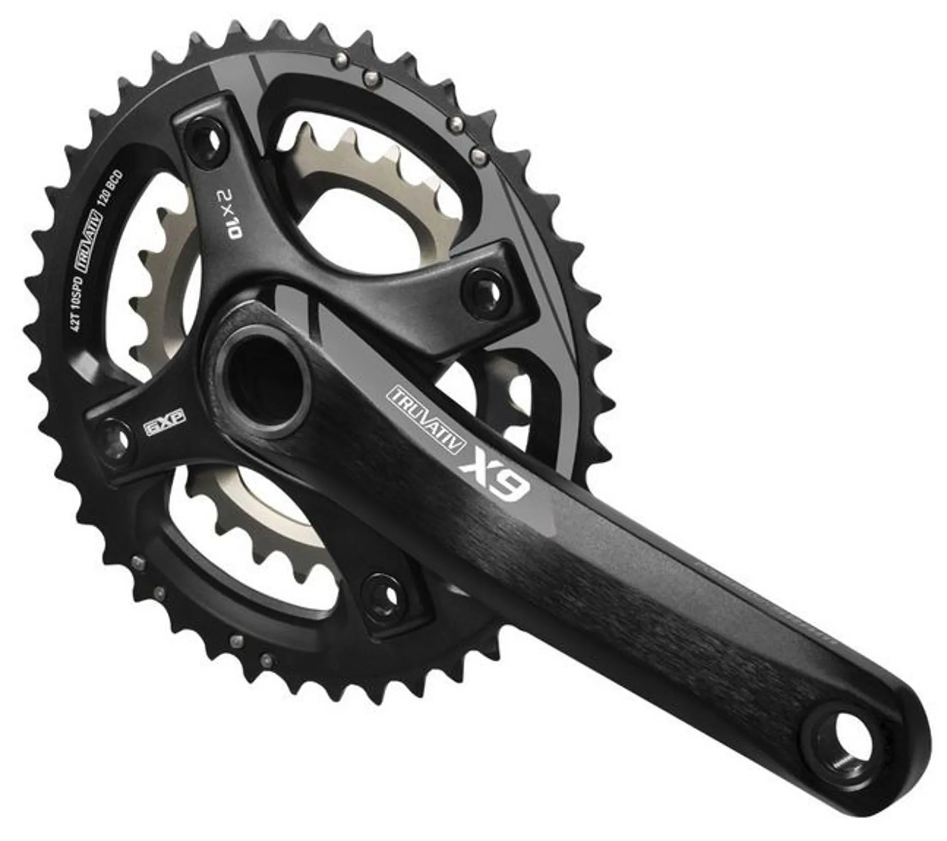 SRAM X9 Chainset GXP 2x10 Fat Bike 100mm Axel Grey (36-22) | Buy Online ...