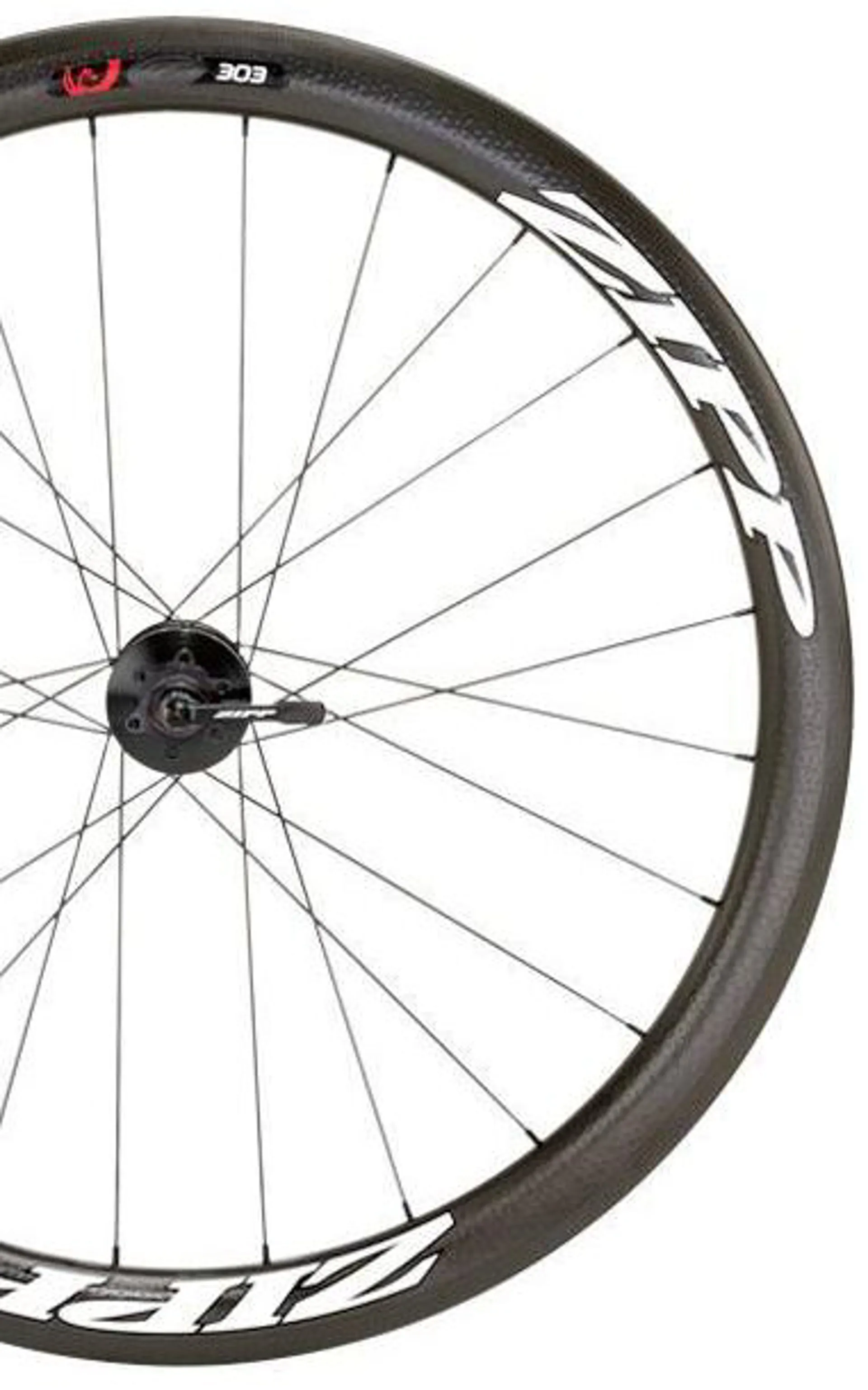 Zipp 303 Firecrest Carbon Clincher Disc Brake Front Wheel 18 spokes ...
