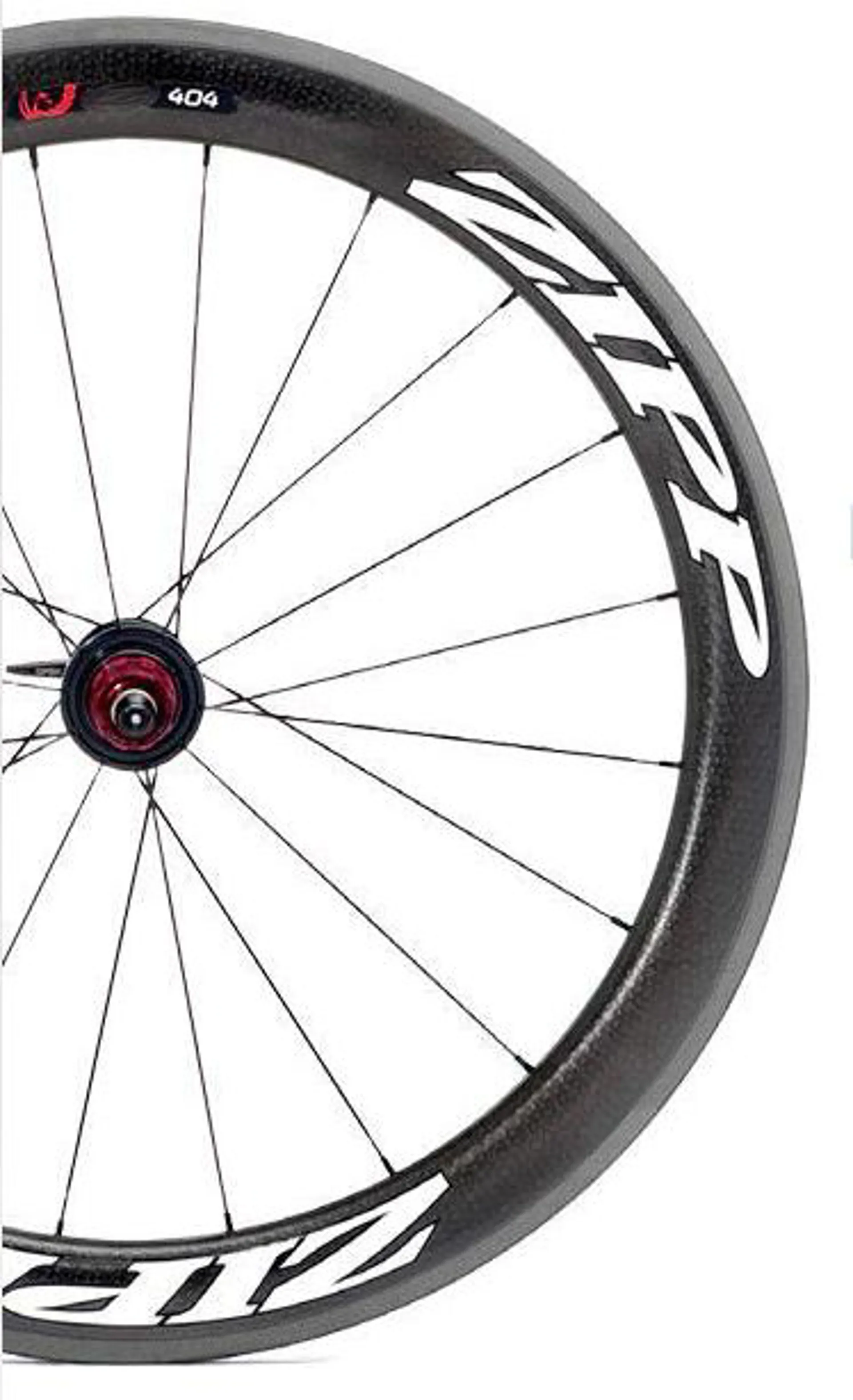 Zipp 404 Firecrest Carbon Clincher 650c Front Wheel 16 spokes White ...